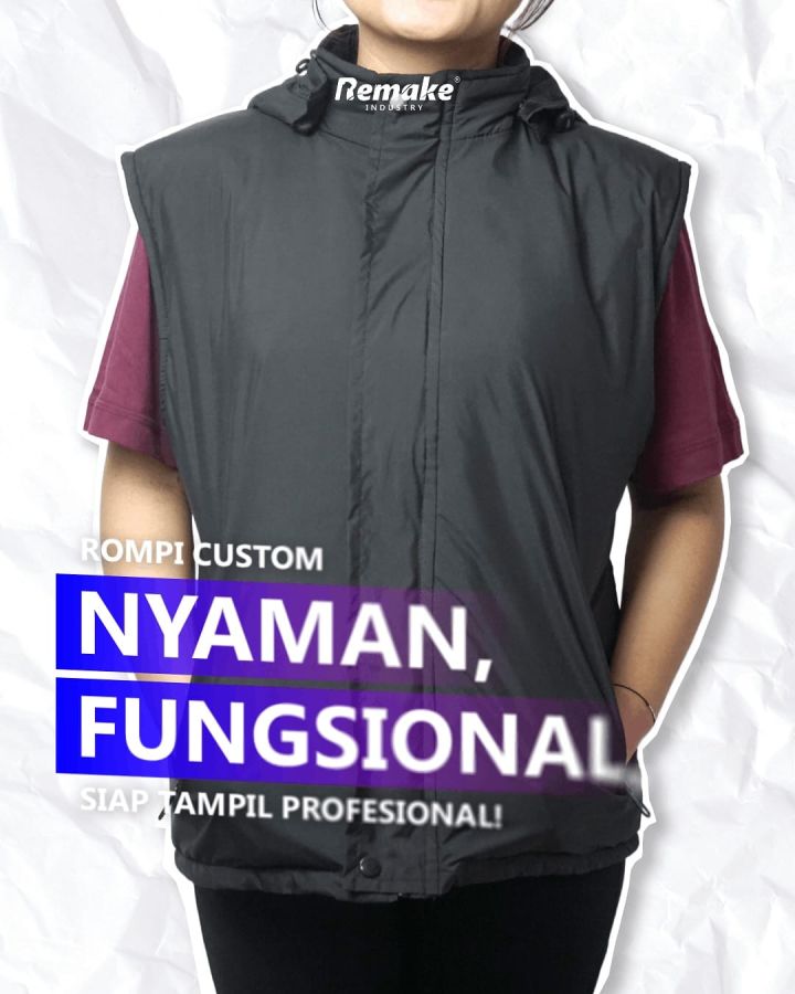 Panduan Lengkap Memilih Antara Bordir dan Sablon untuk Rompi Custom ...